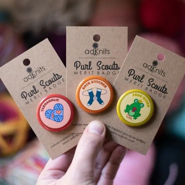 Knitting & Crochet Merit Badges | The Yarn Shop